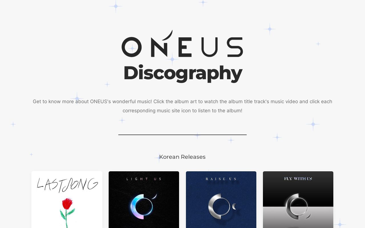 ONEUS Discography